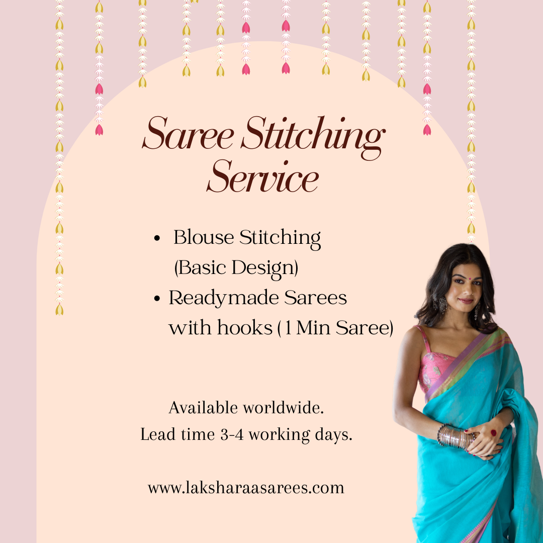 Readymade Saree/Blouse Stitching Service – Laksharaa Sarees
